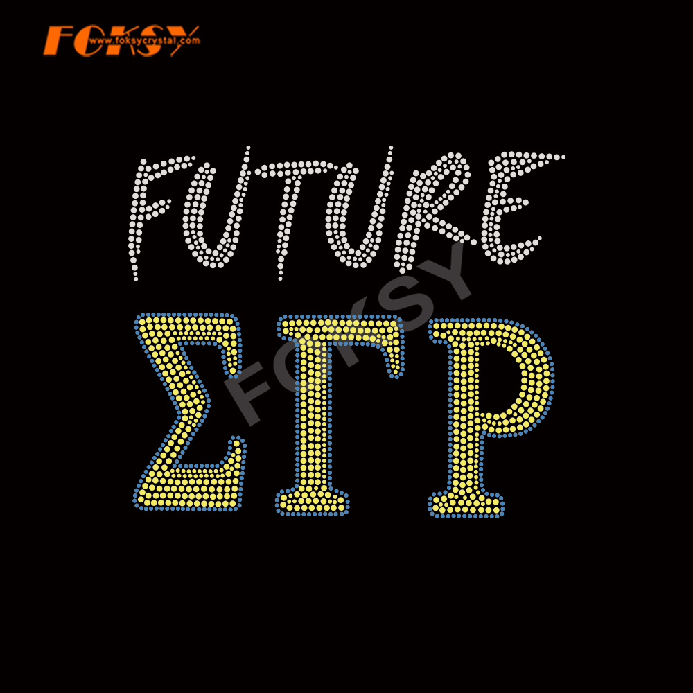 Greek Letter Sigma Gmamma Rho 1922 Heat Printing Rhinestone Transfer ...